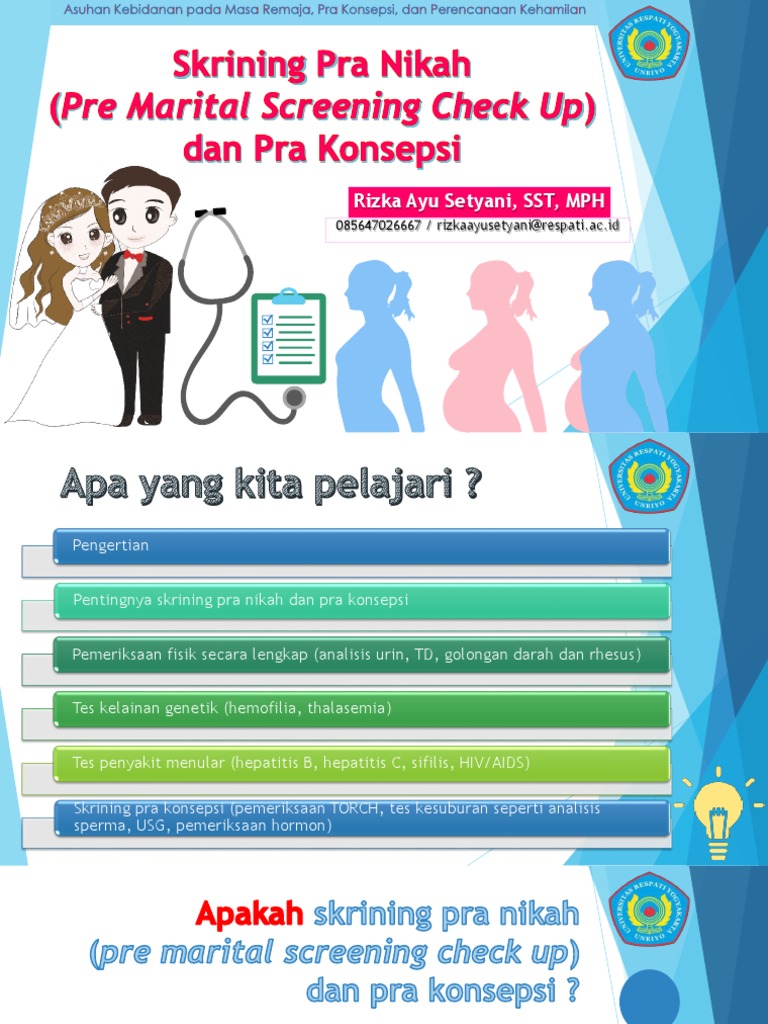 Pentingnya Skrining Pra Nikah dan Pra Konsepsi | PDF