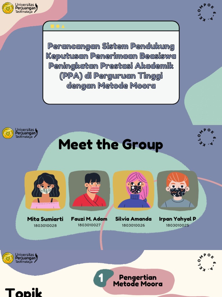 SPK-Kelompok 6A-MOORA | PDF