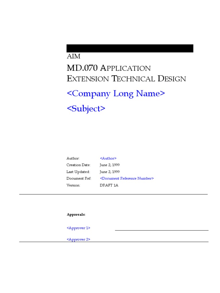 MD.070 Application Extension Design | PDF | Command Line Interface ...