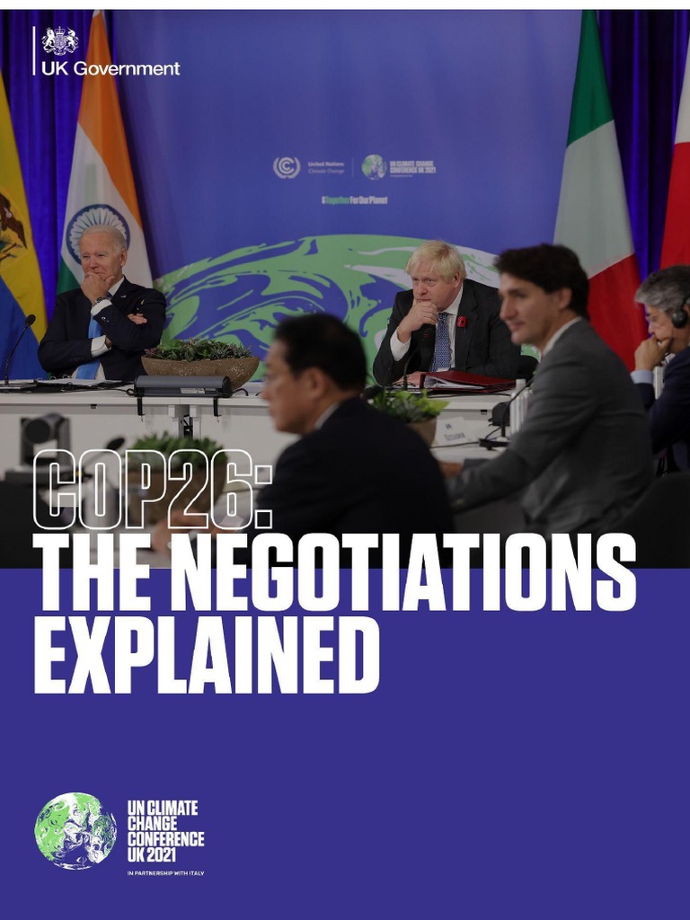 COP26 Negotiations Explained | PDF | Climate Change Mitigation ...