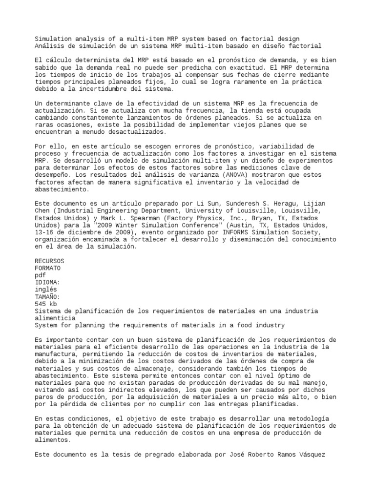 1 | PDF | Análisis de variación