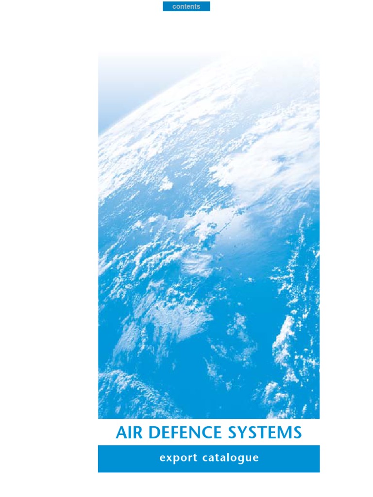 Air Defence Systems: Export Catalogue | PDF | Surface To Air Missile ...