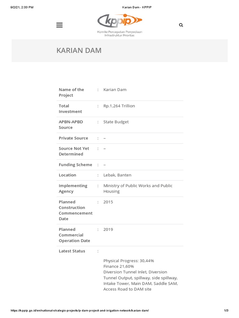 Karian Dam Project Overview | PDF | Environmental Engineering | Fresh Water