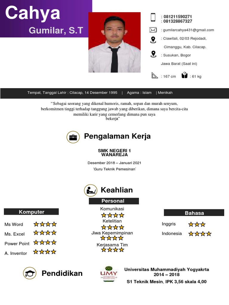 CV Samudera | PDF