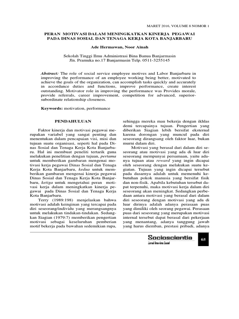 Ade Hermawan, Noor Ainah-STIA Bina Banua Banjarmasin | PDF