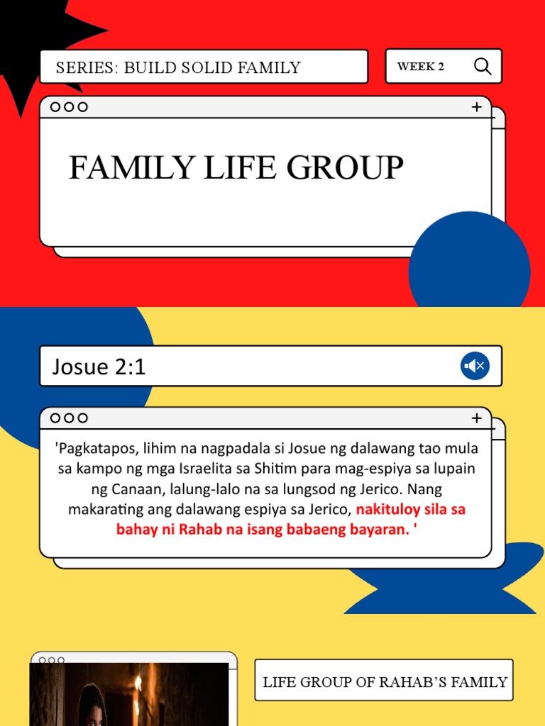 Week 2 - Family Life Group (Version 2) | PDF