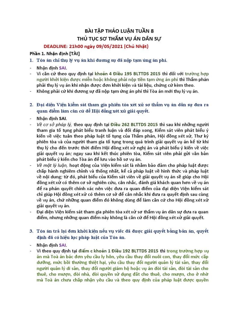 (Ttds) Bttl Tuần 8 | PDF