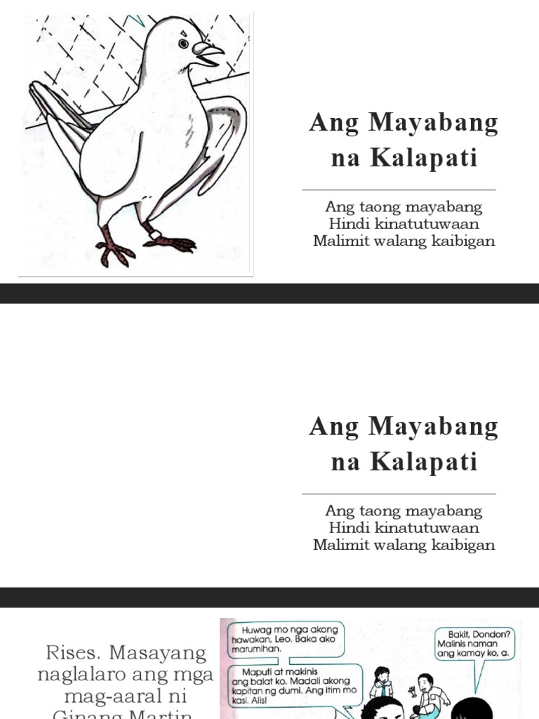 Ang Mayabang Na Kalapati | PDF