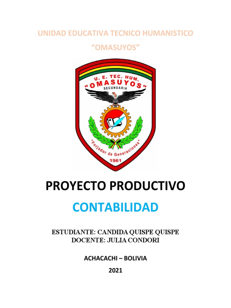 Proyecto Contable EPOEM 308 | PDF | Economias