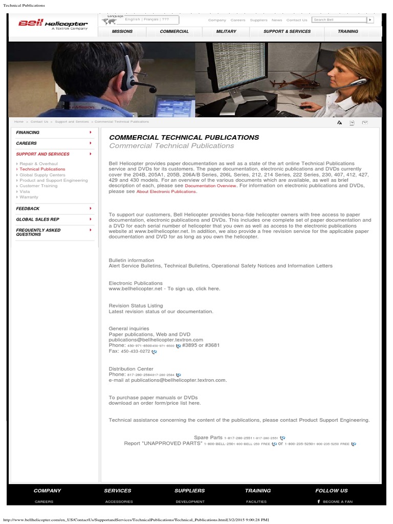 Technical Publications Bell Helicopter | PDF | Electronic Publishing ...