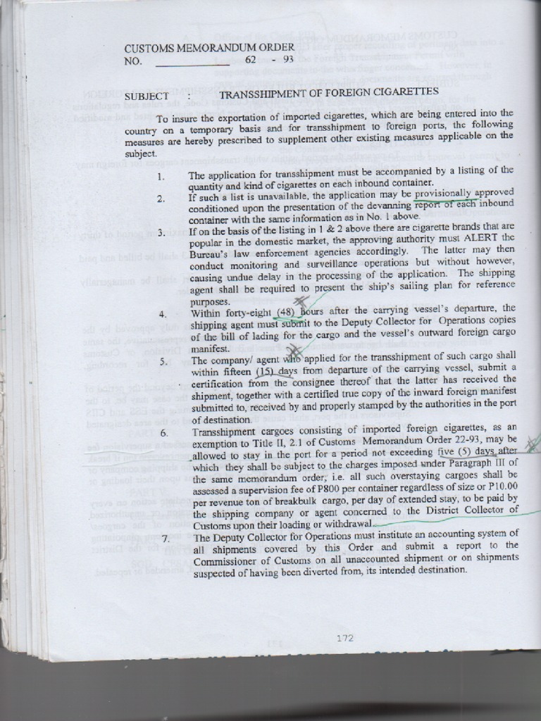 CMO 62-1993 and 1993A | PDF