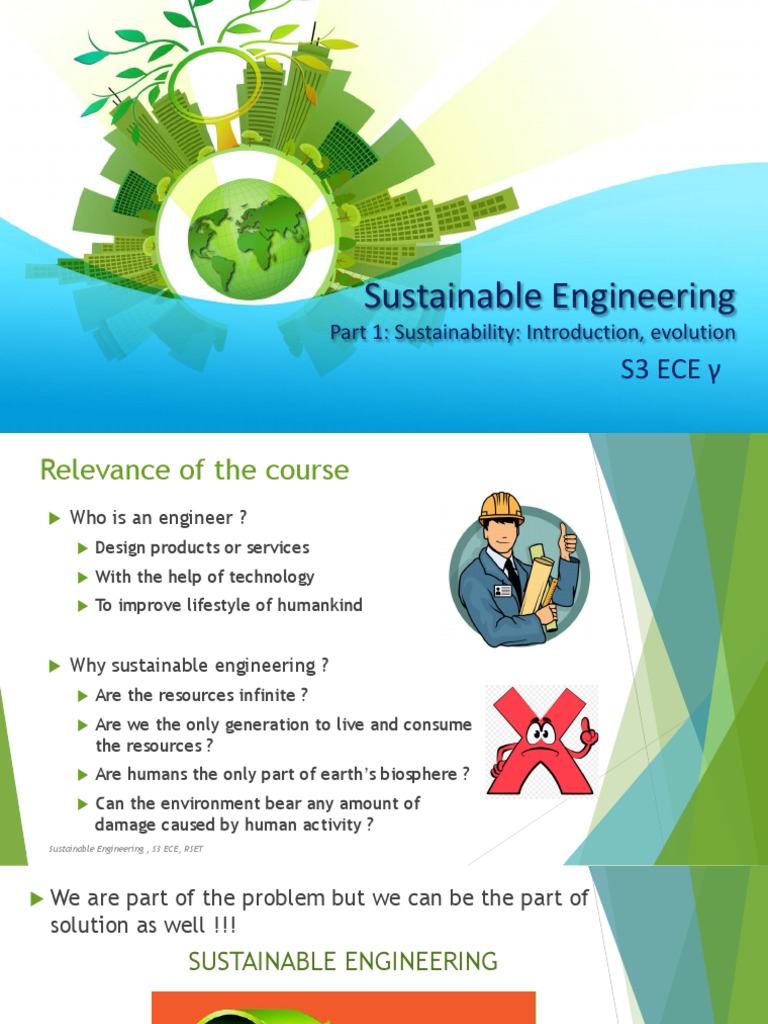 Sustainable Engineering: S3 Ece Γ | PDF | Sustainability | Natural ...