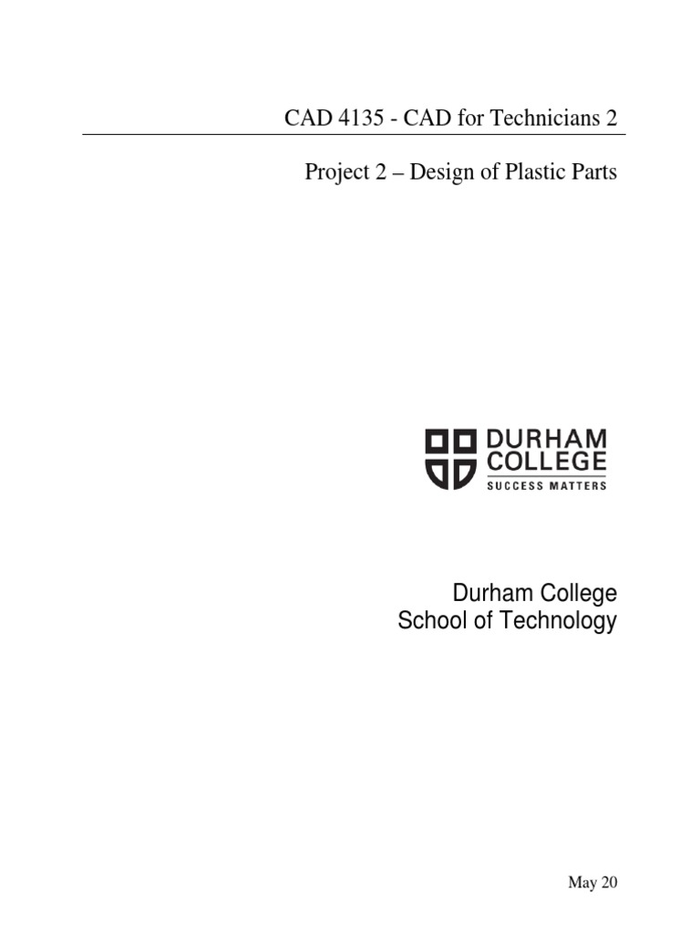 Plastic Parts Design Project Guide | PDF