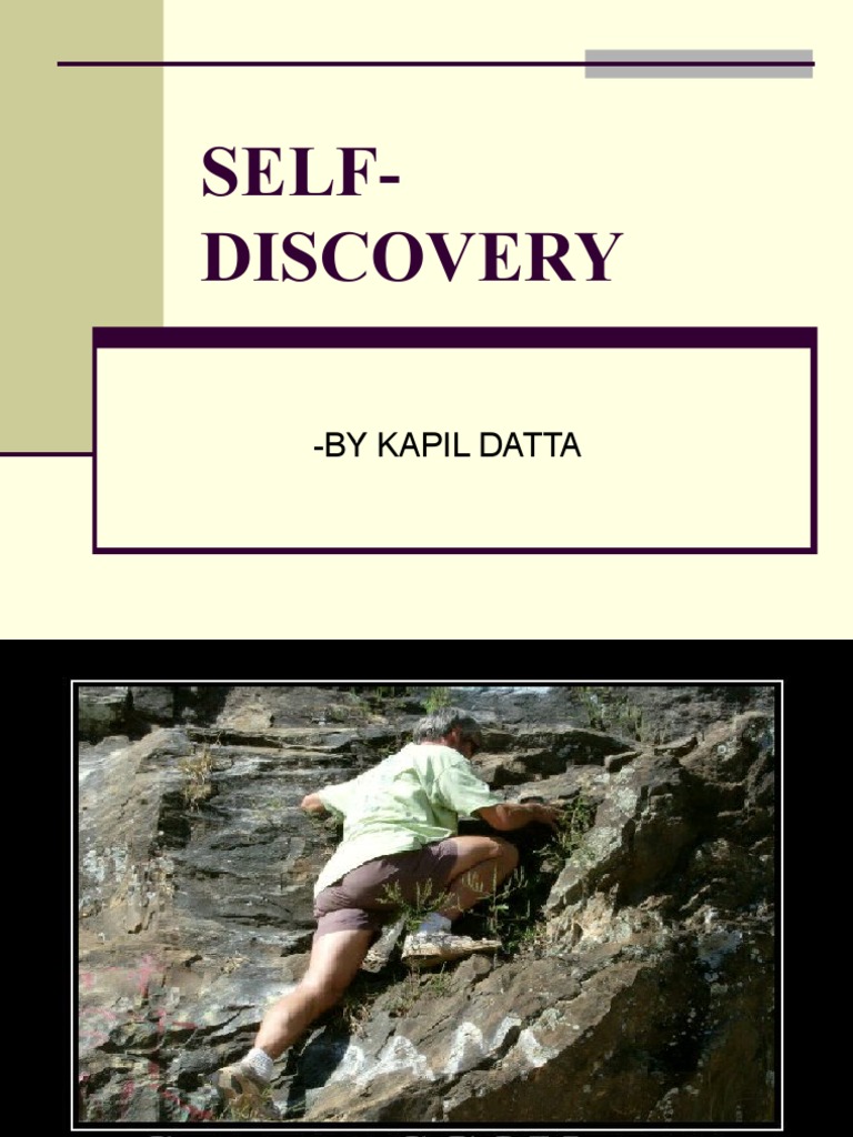 Importance of Self-Discovery and Knowing Yourself | PDF | Swot Analysis ...