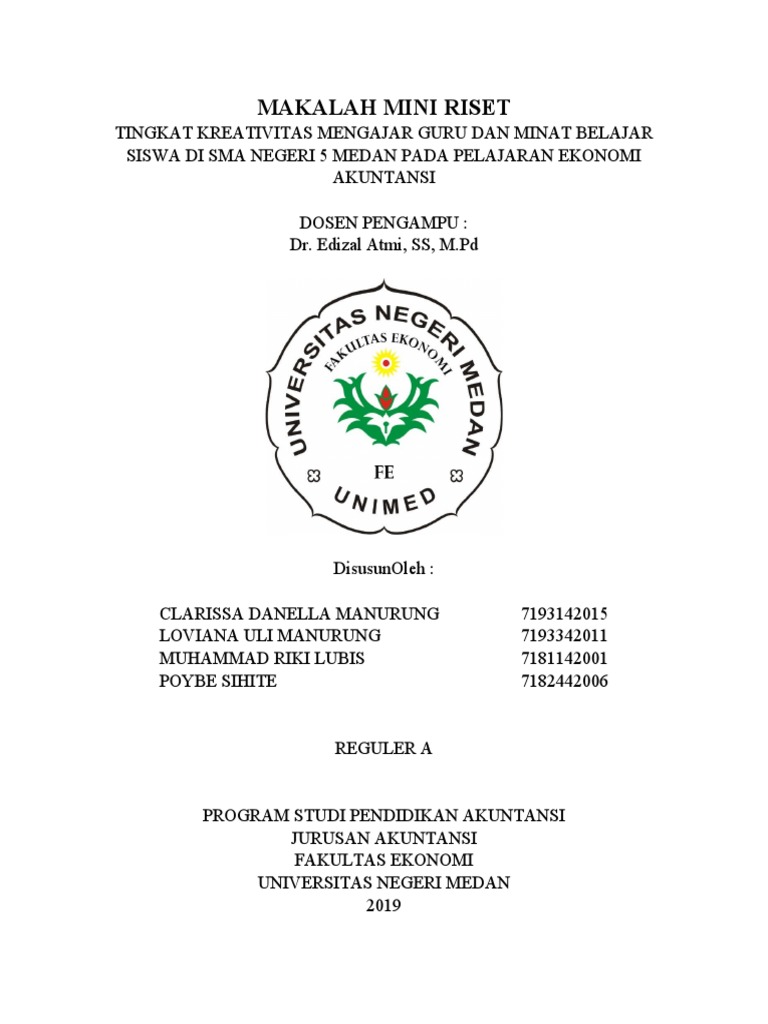 Mini Riset Filsafat Pendidikan 1 | PDF | Karier & Perkembangan