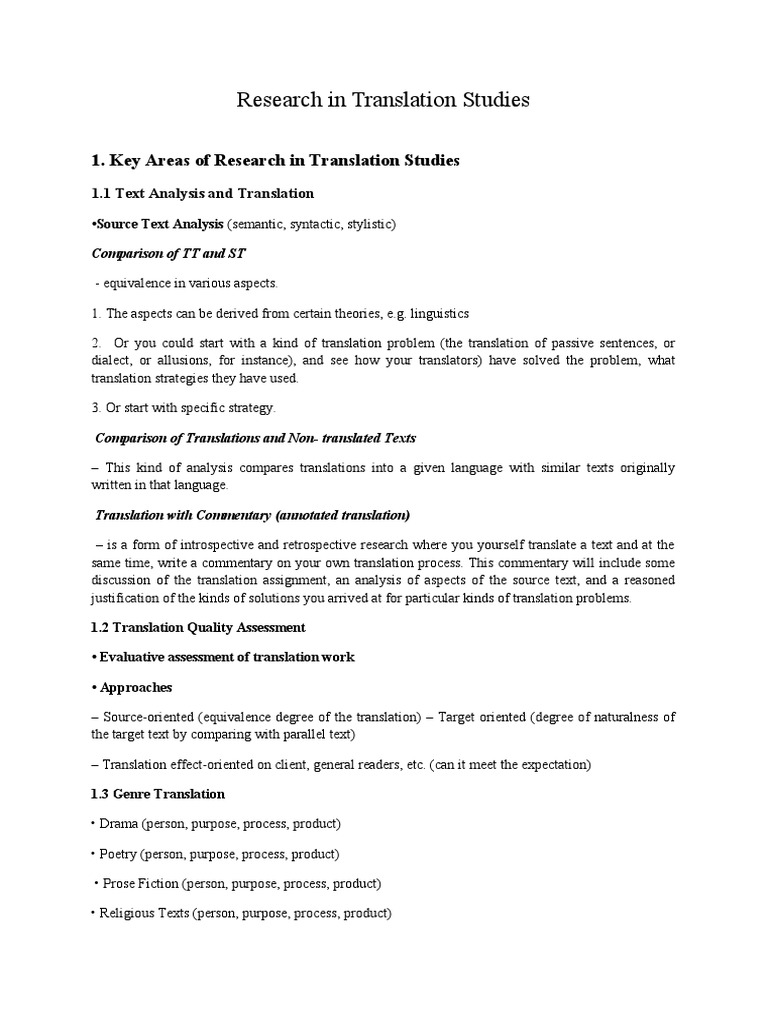 Research in Translation Studies | PDF | Translations | Statistics