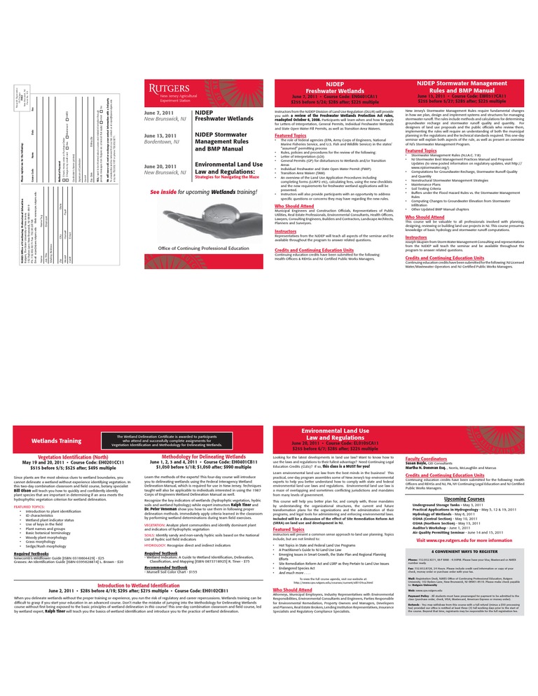 Njdep Freshwater Wetlands NJDEP Stormwater Management Rules and BMP ...