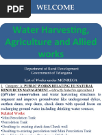 MGNREGA Permissible Works List 2025 | PDF | Drainage | Plantation