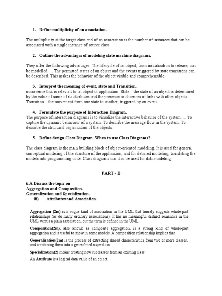 Ooad | PDF | Class (Computer Programming) | Object (Computer Science)