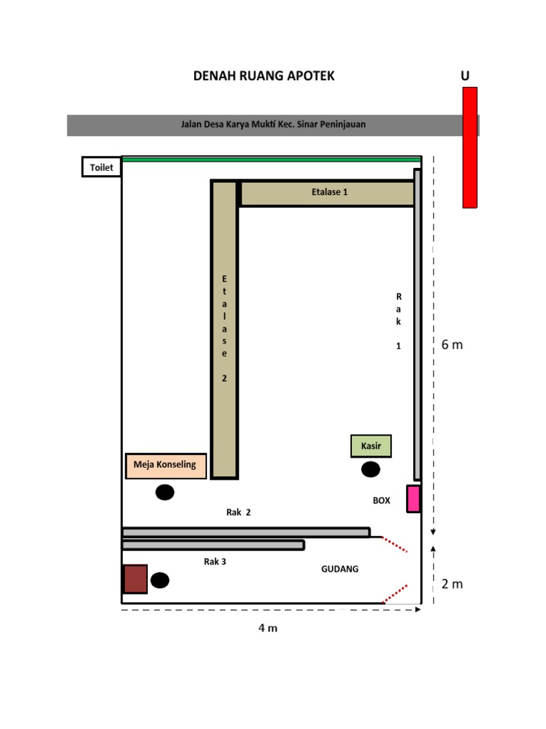 Denah Ruang Apotek U | PDF