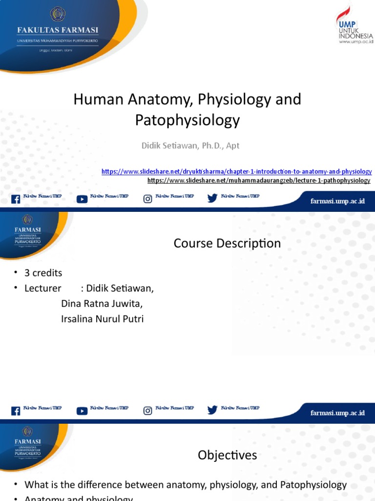 Anatomy, Physiology, and Pathophysiology Overview | PDF | Human Body ...