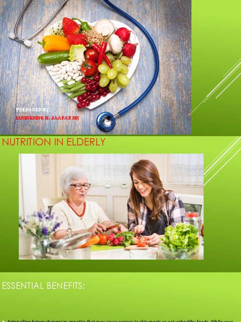 Nutrition in Elderly Newest Module 1 | PDF | Healthy Diet | Foods