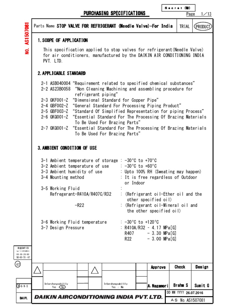 As Stop Valve Draft | PDF | Valve | Pressure Measurement