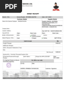 DTDC Receipt | PDF | Trade