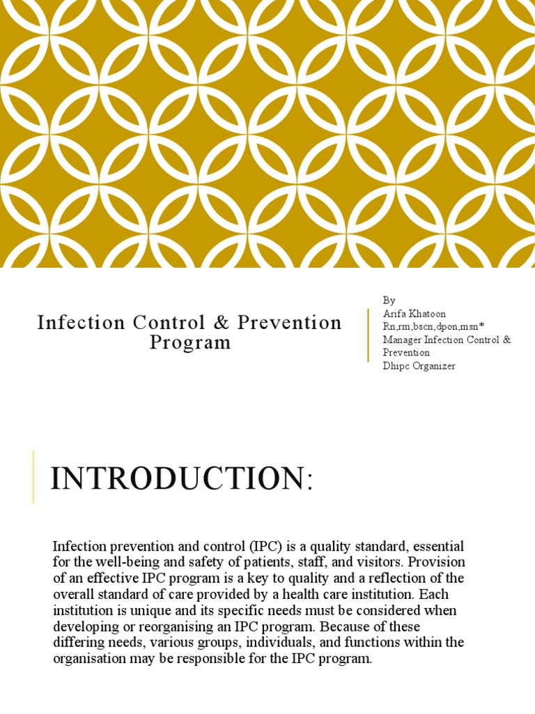 Basic Hospital Infection Control Program | Download Free PDF | Hospital ...