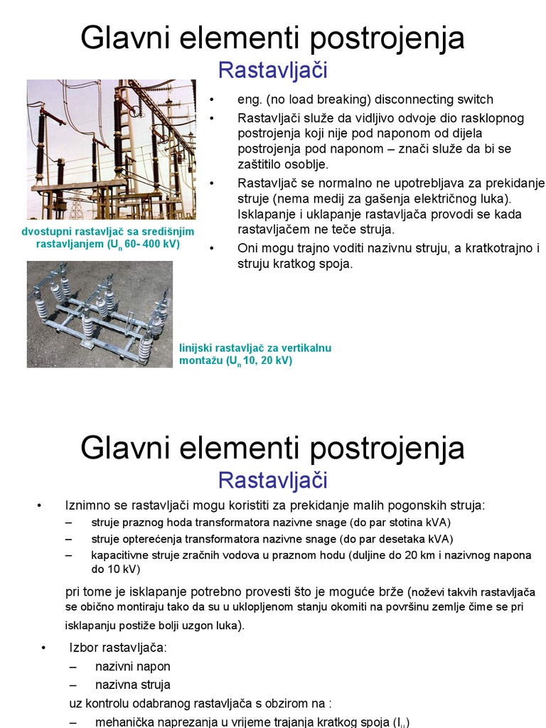 Električna Postrojenja | PDF
