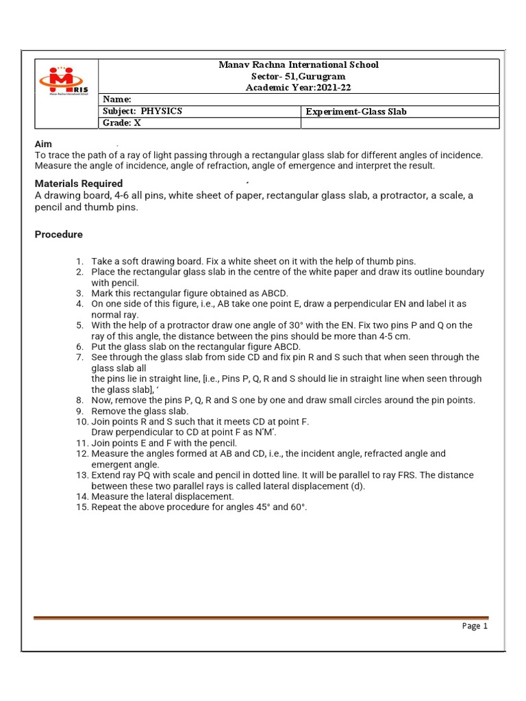 Manav Rachna International School Sector-51, Gurugram Academic Year ...