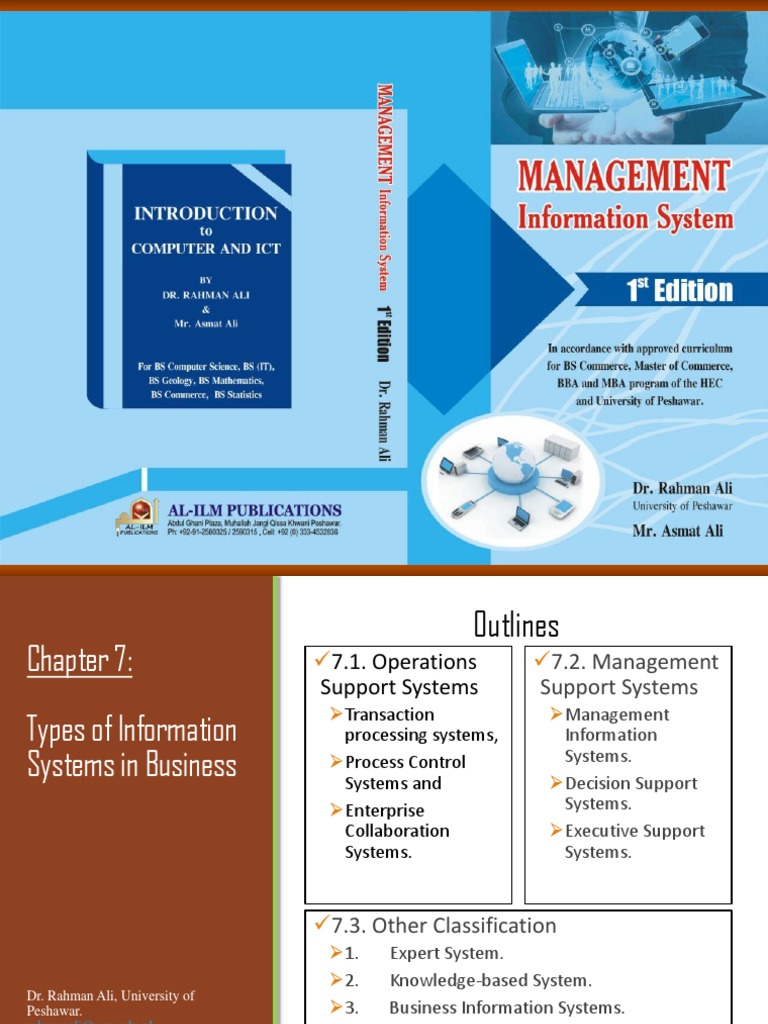 Chapter 7. Types of Information Systems in Business | PDF | Management ...