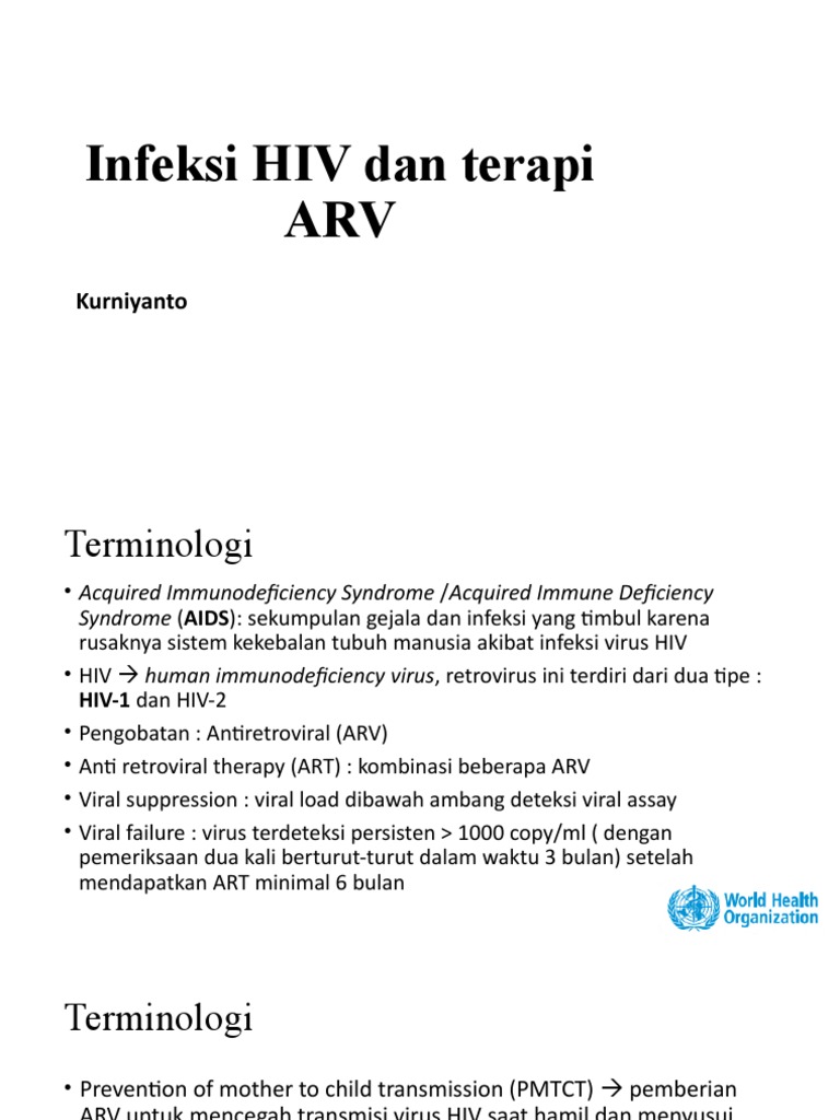 Patofisiologi, Gambaran Klinis, Dan Tata Laksana HIV - AIDS (Dr ...