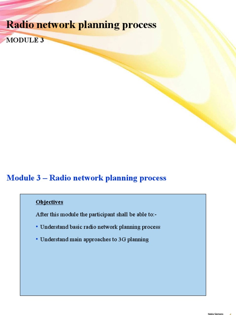 03 Radio Network Planning Process | PDF | Radio | Simulation