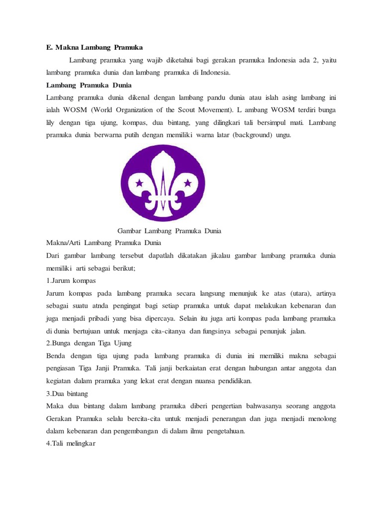 Lambang Pramuka | PDF | Agama & Spiritualitas