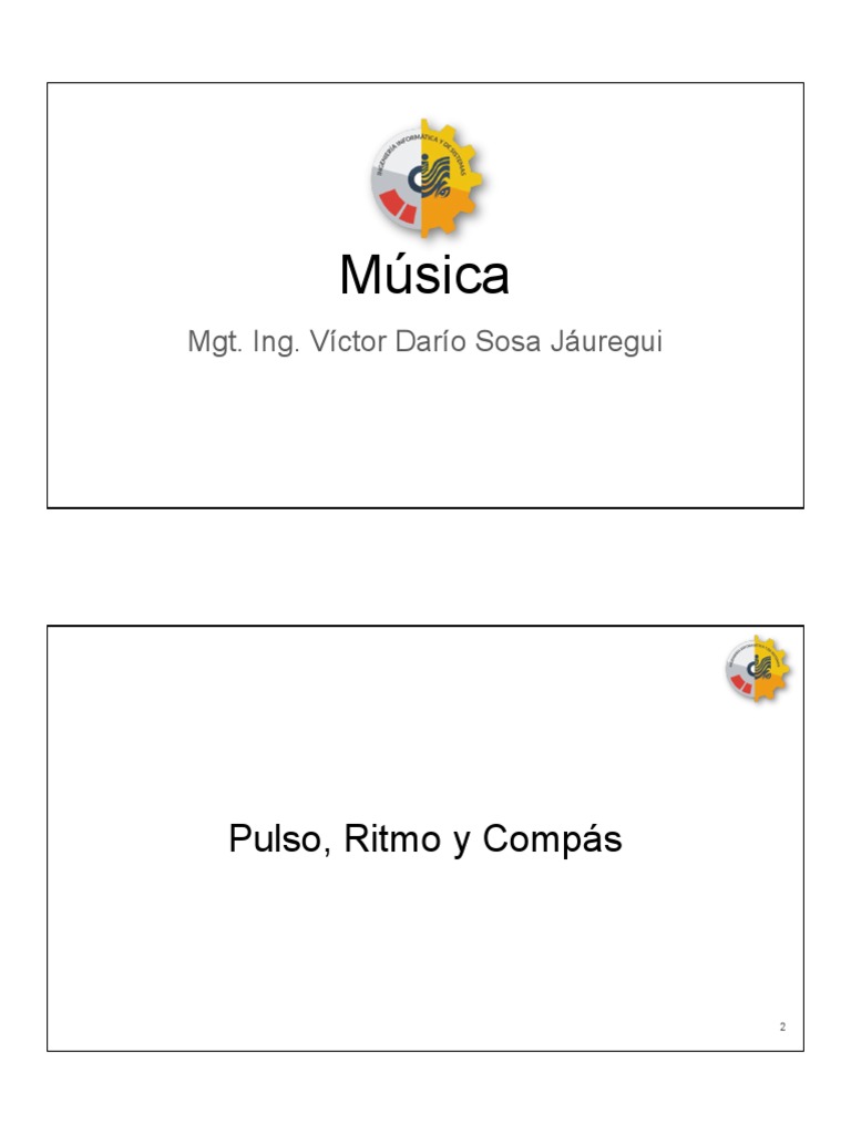 Pulso, Ritmo y Metrónomos Musicales | PDF | Tempo | Ritmo