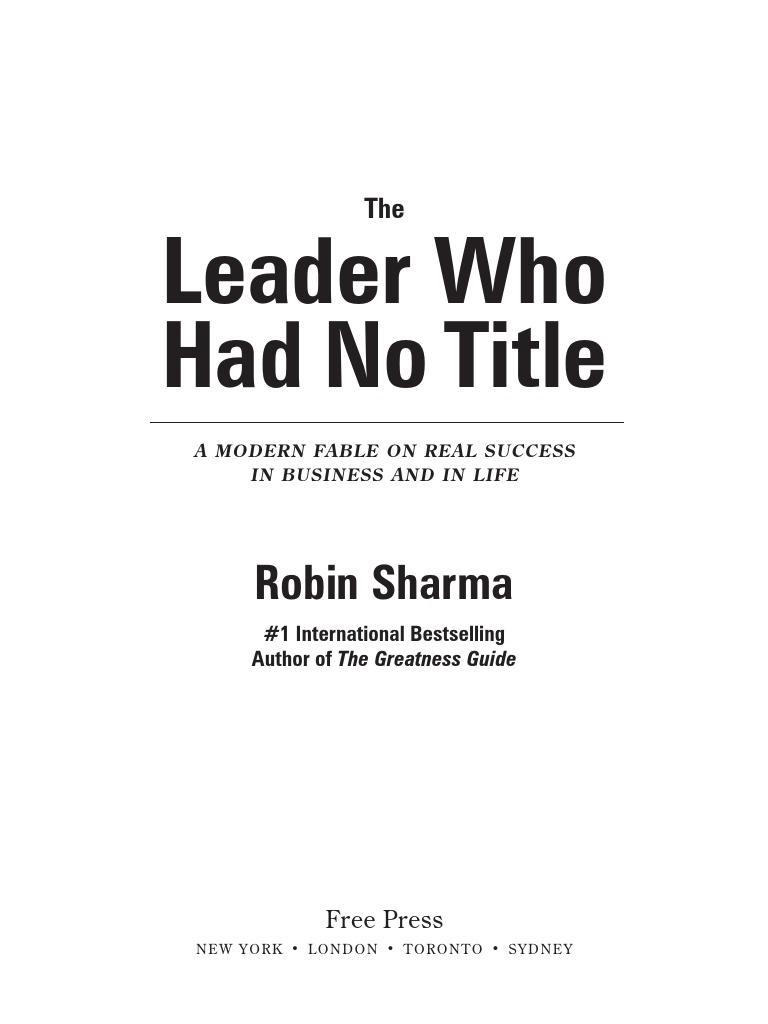 Leadership Lessons for Success | PDF | Self-Improvement | Wellness