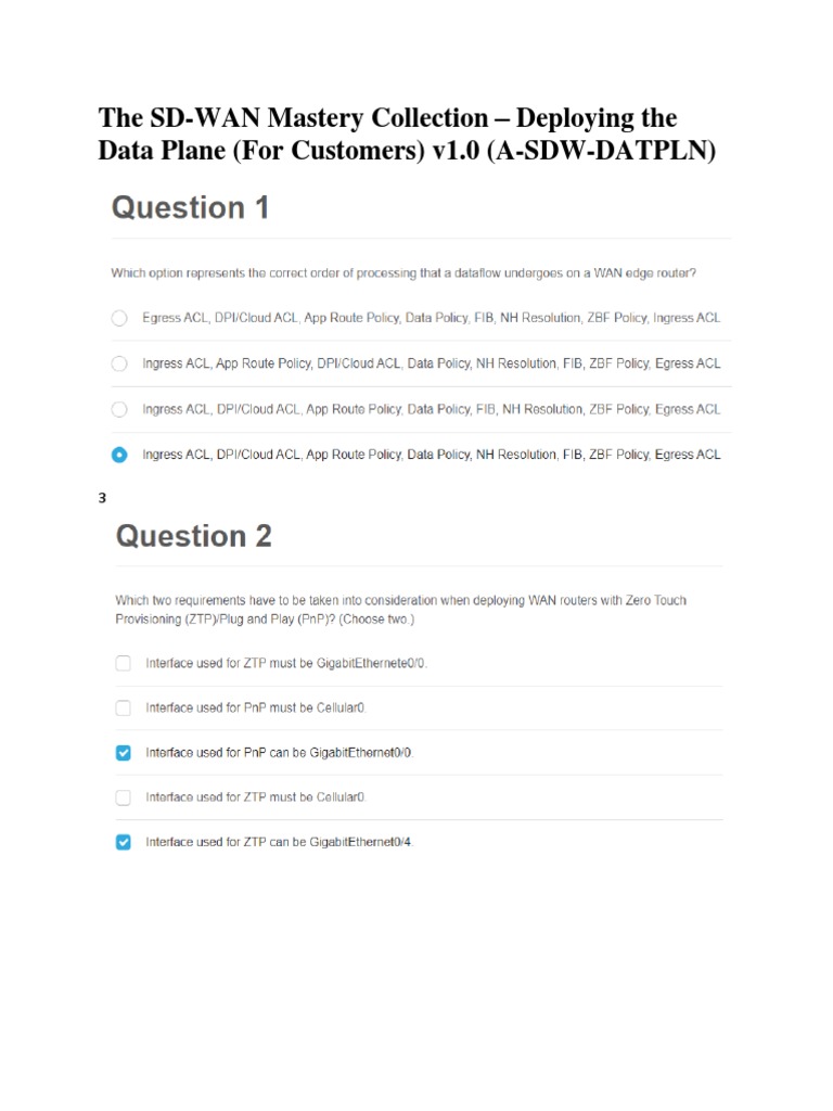 SD WAN Setup in PNET | PDF
