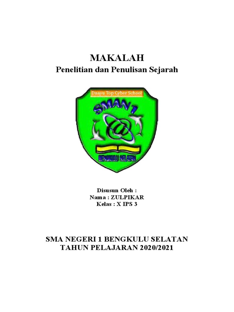MAKALAH Penelitian Sejarah | PDF