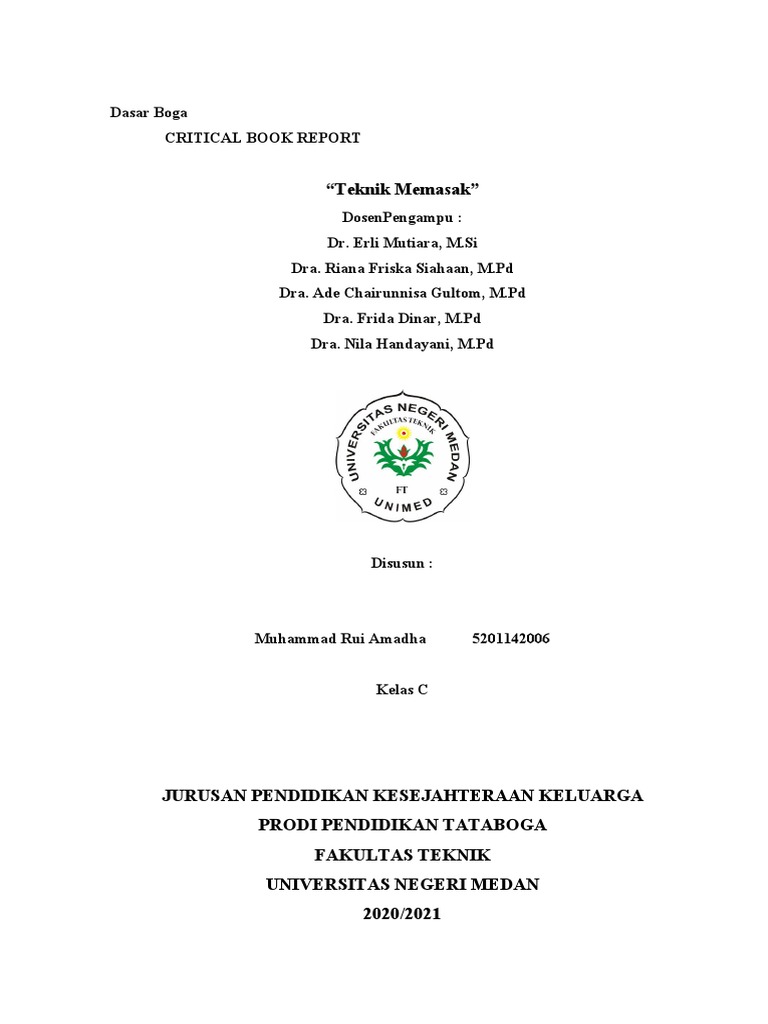 CBR Dasar Boga | PDF