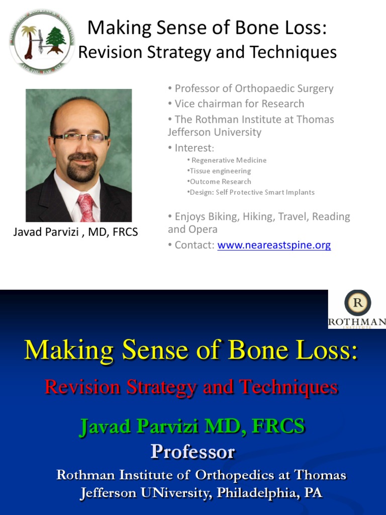 Parvizi Bone Loss | PDF | Orthopedic Surgery | Medical Specialties