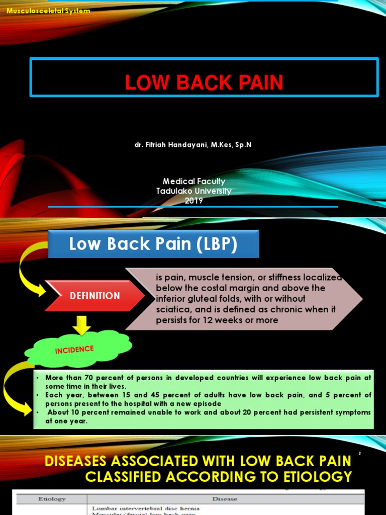 LBP + HNP | PDF | Low Back Pain | Back Pain