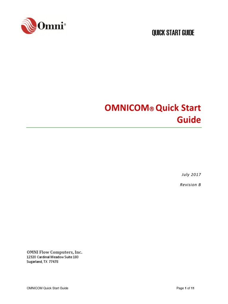 OMNICOM Quick Start Users Guide | PDF | Online And Offline | Icon ...