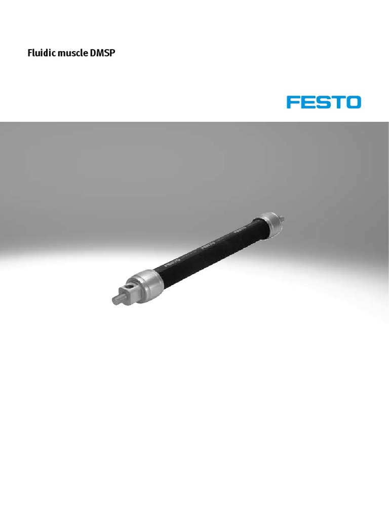 Fluidic Muscle DMSP TOC Bookmark Fluidic Muscle DMSP | PDF | Force ...