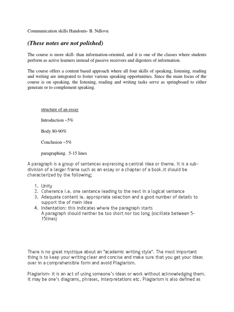 Academic Writing Style | PDF | Paragraph | Citation
