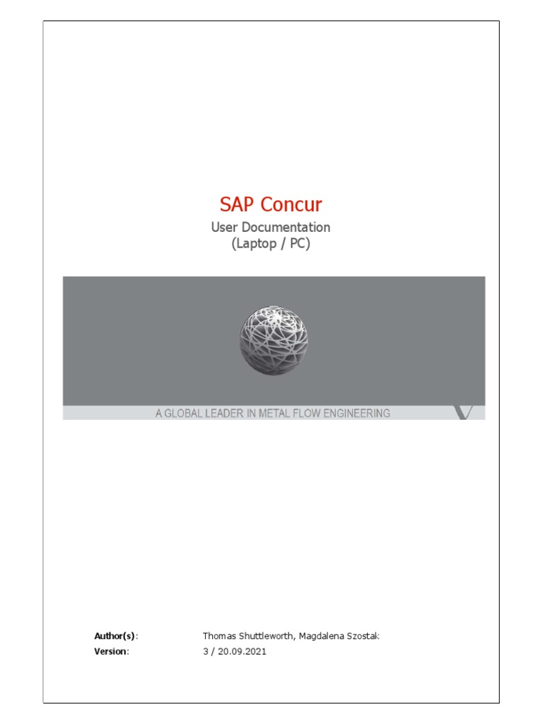 (LAPTOP MANUAL) SAP Concur User Documentation | PDF | Receipt | Cash