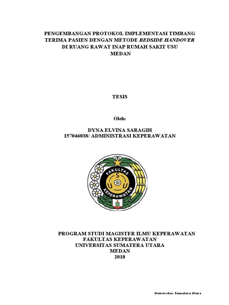 Protokol Bedside Handover Pasien | PDF