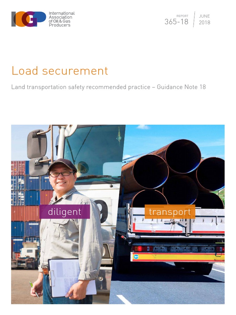 365-18 Load Securement Final | PDF | Cargo | Trailer (Vehicle)