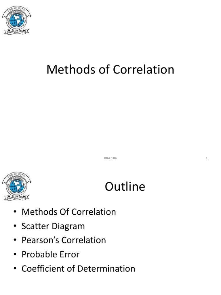 Methods of Correlation | PDF | Correlation And Dependence | Coefficient ...