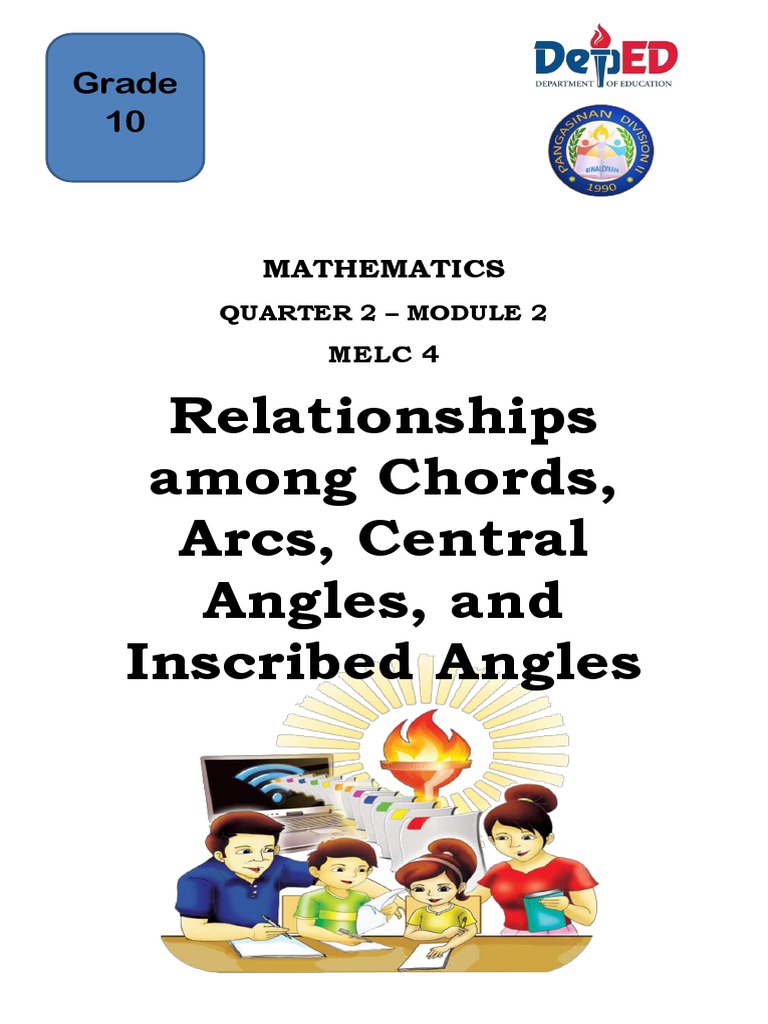 Relationships Among Chords, Arcs, Central Angles, and Inscribed Angles ...